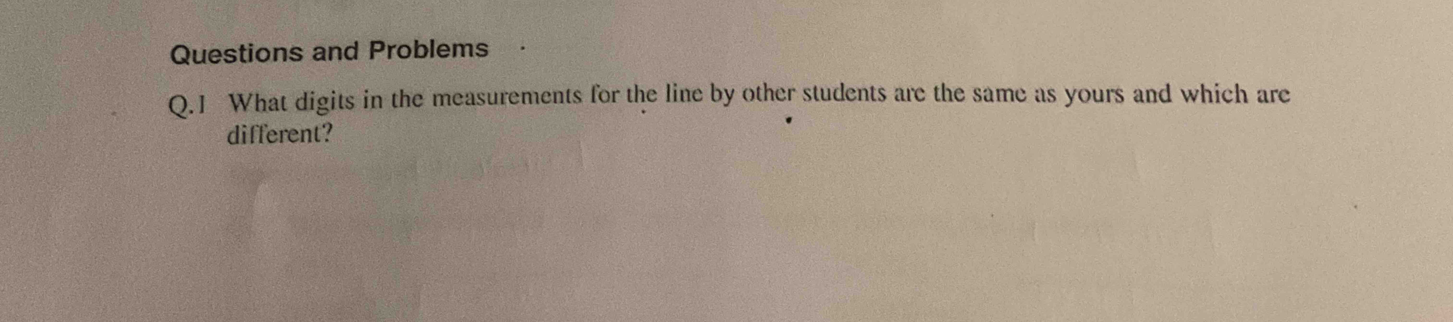 Questions and ProblemsQ. 1 ﻿What digits in the | Chegg.com