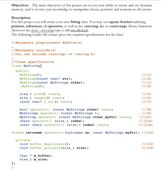 Solved Objectives: The main objectives of this project are | Chegg.com