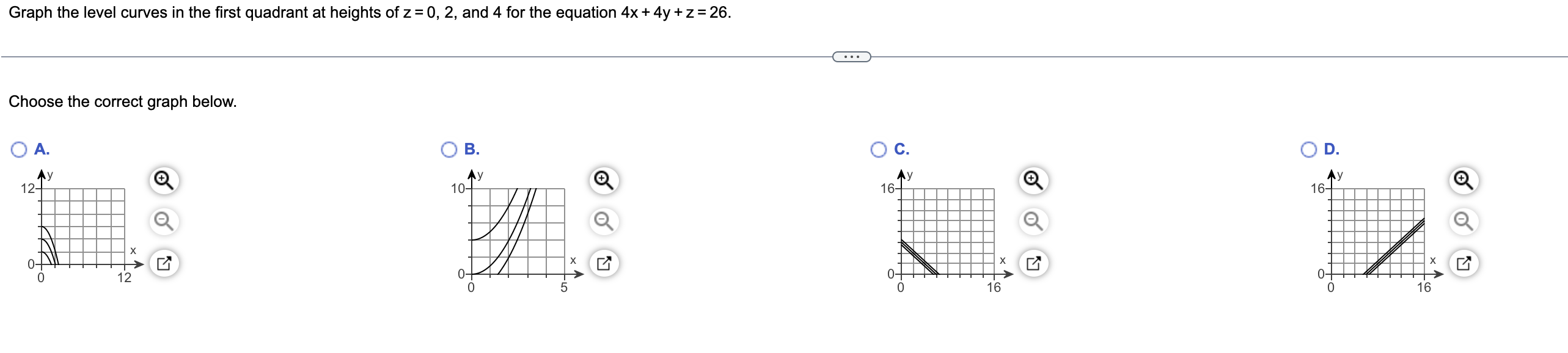 Solved Graph the level curves in the first quadrant at | Chegg.com