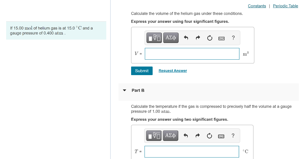 Solved Constants Periodic Table Calculate the volume of the | Chegg.com