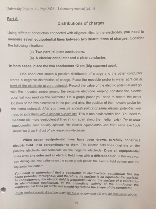 Solved University Physies 2 - Phys 2426-Laboratory manual | Chegg.com