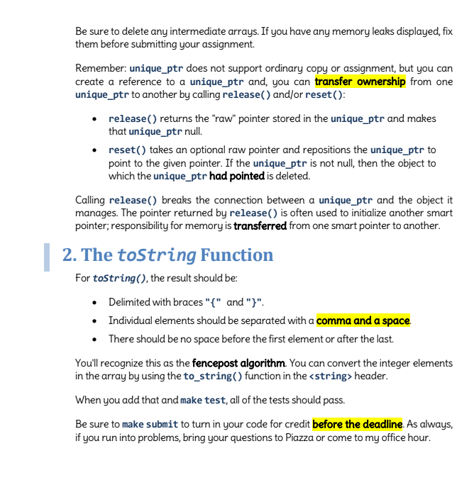 A Flex Array T he heap allows you to create dynamic | Chegg.com