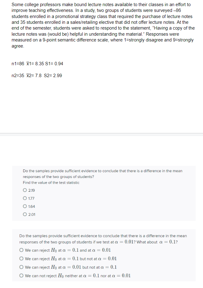 Some college professors make bound lecture notes | Chegg.com