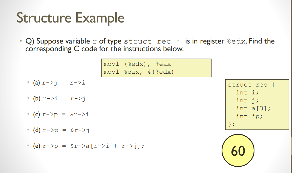 Solved Structure Example r Q) Suppose variable r of type | Chegg.com