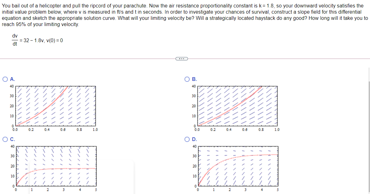 Solved You bail out of a helicopter and pull the ripcord of | Chegg.com