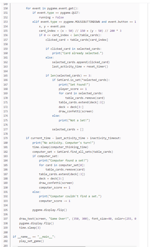 Solved Why doesnt the following set card code work? and if i | Chegg.com