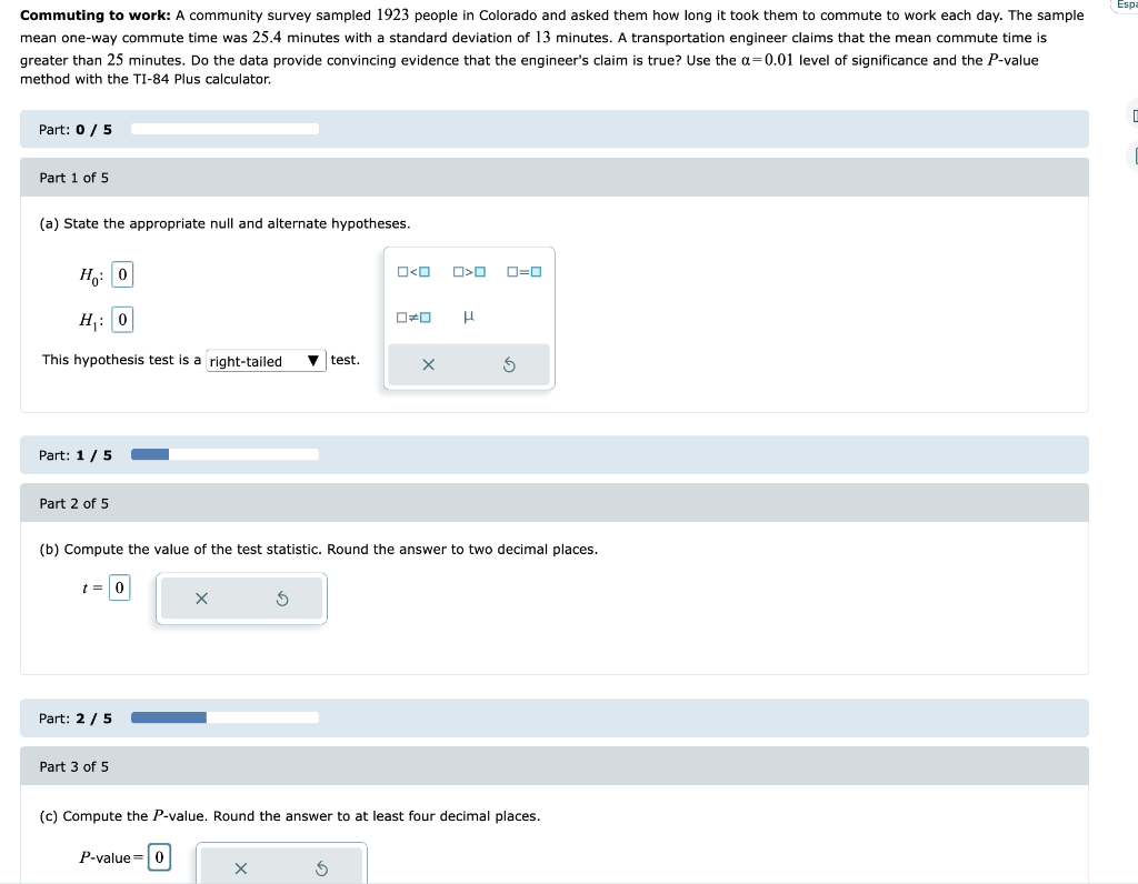 Solved (c) Compute the P-value. Round the answer to at least | Chegg.com
