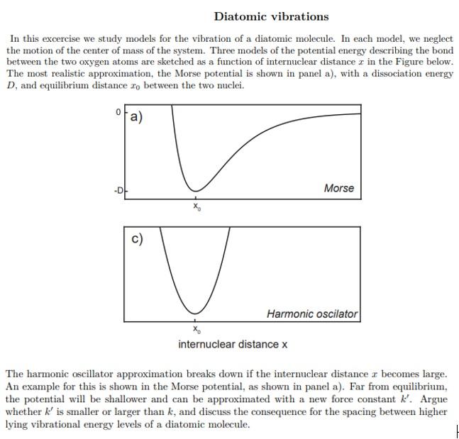 Solved In this excercise we study models for the vibration | Chegg.com