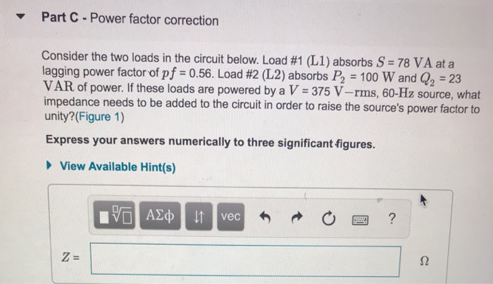Solved Power Calculations Learning Goal: In this tutorial, | Chegg.com