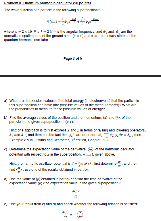 Solved a Problem 4: Matrix representation of operators (10 | Chegg.com