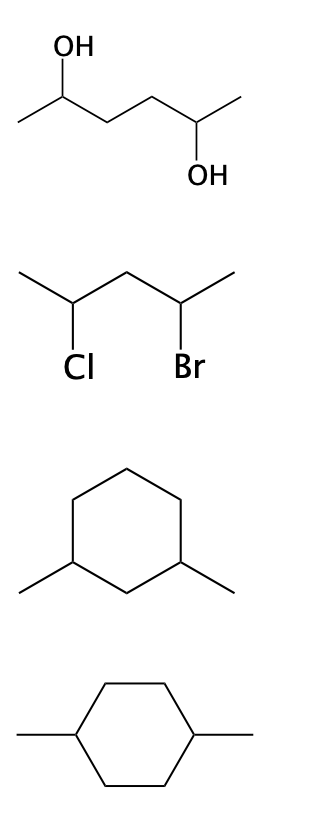 Solved Draw all the possible stereoisomers for each of the | Chegg.com