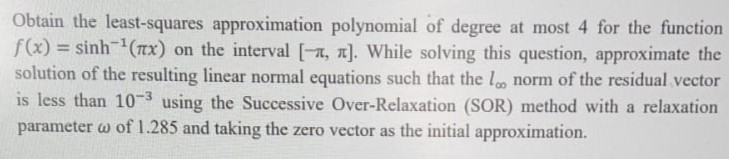 Solved This question is related to the Numerical Methods | Chegg.com