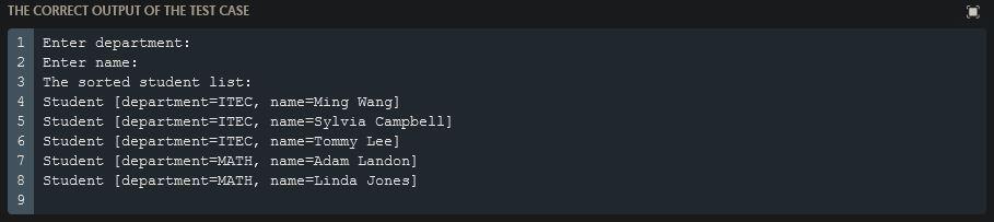 Solved Use the 2 given classes (Main & Student) and do | Chegg.com