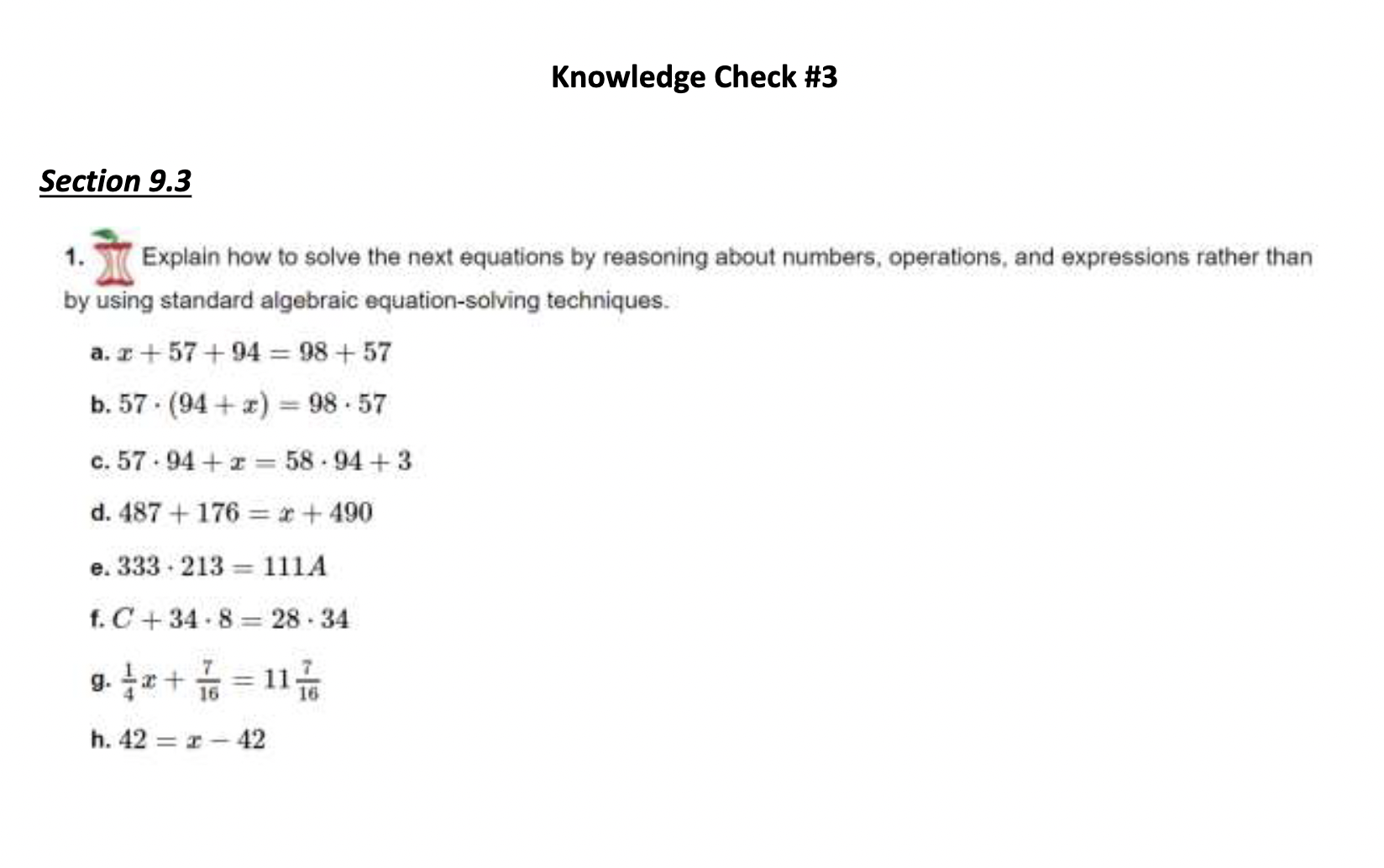 Solved 1. 2] Explain how to solve the next equations by | Chegg.com