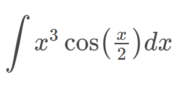 Solved ∫x3cos(2x)dx | Chegg.com