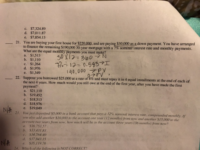 Solved Can I please get the steps using a BA11 Plus | Chegg.com