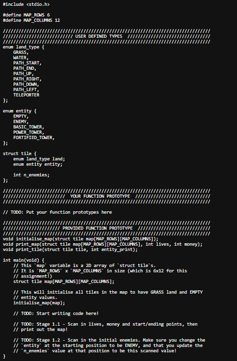 Solved // TOOO: Put your functions here | Chegg.com