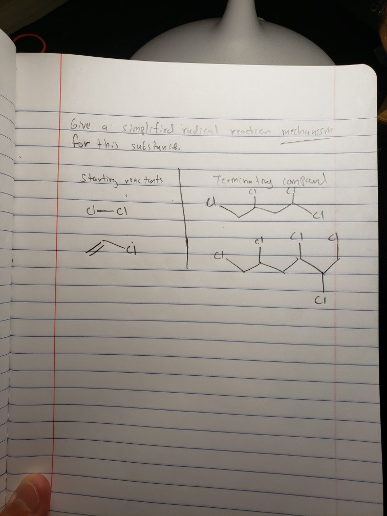 Solved if you can show all steps of initiation, propagation | Chegg.com