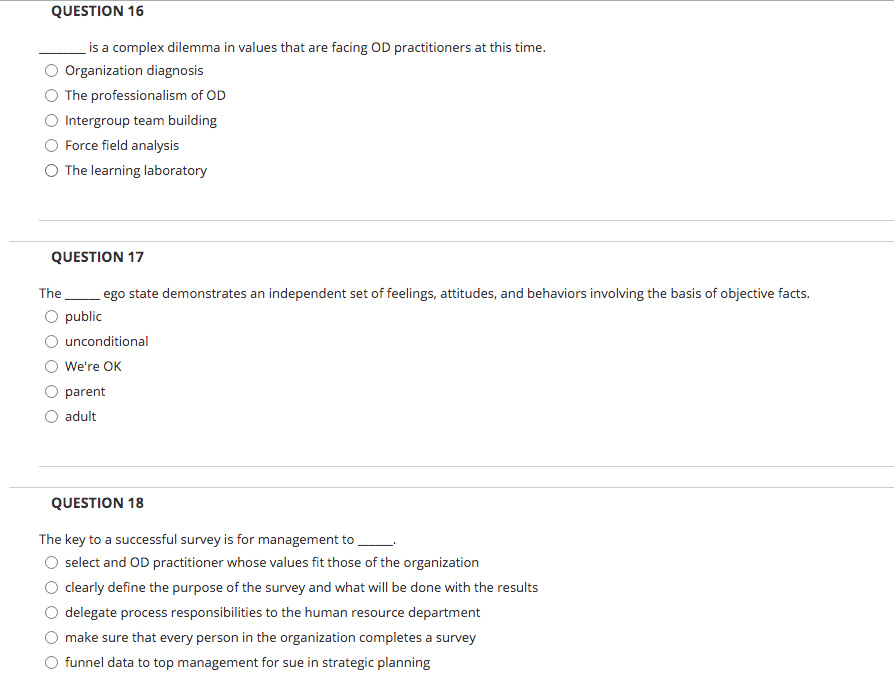 Solved QUESTION 16 is a complex dilemma in values that are | Chegg.com