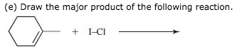 Solved 1.Use Markovnikov’s rule to predict the major | Chegg.com