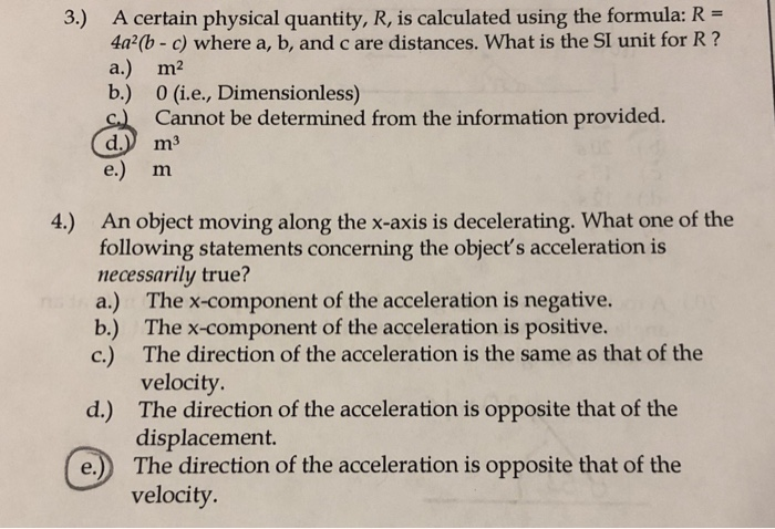 Solved A certain physical quantity, R, is calculated using | Chegg.com