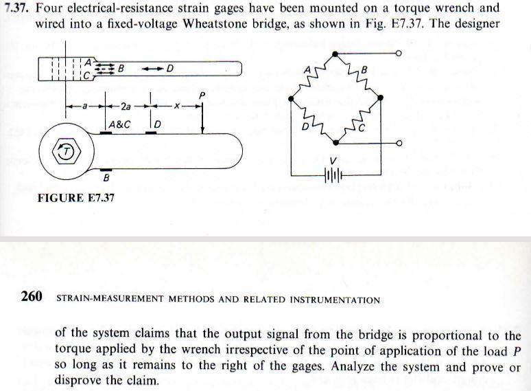 7.37. Four electrical-resistance strain gages have | Chegg.com