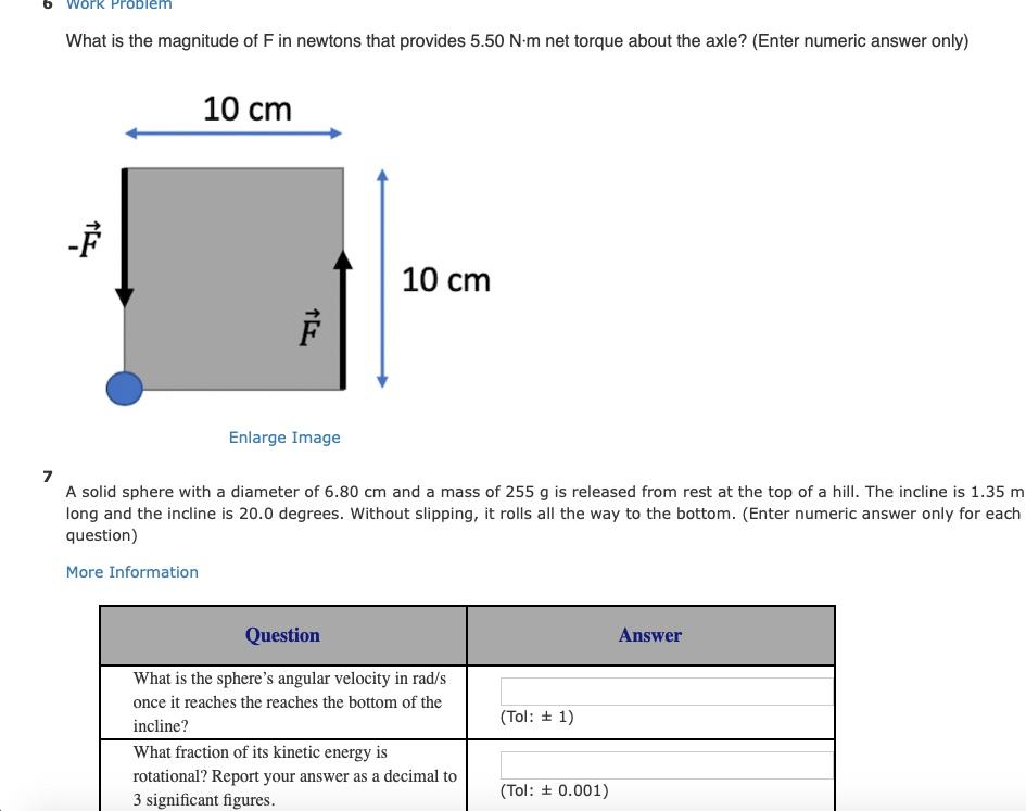 Solved Probler What is the magnitude of Fin newtons that | Chegg.com