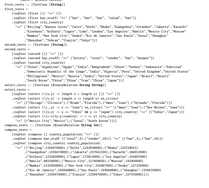 Please do this in Haskell. What more information are | Chegg.com