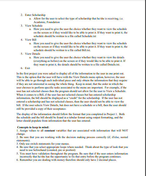 Solved Focus: The purpose of this project is to | Chegg.com