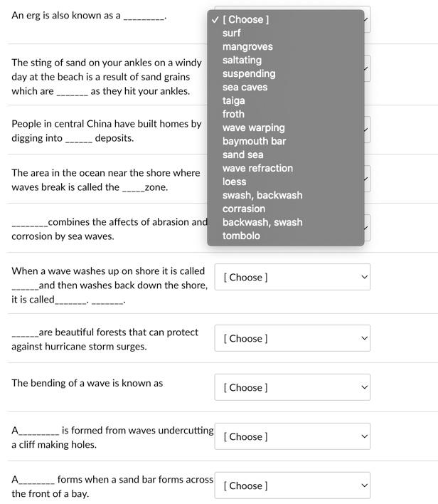 Solved An erg is also known as a The sting of sand on your | Chegg.com