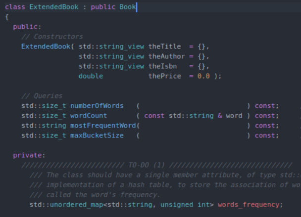 Solved I need help with completing this To-do portion Here's | Chegg.com