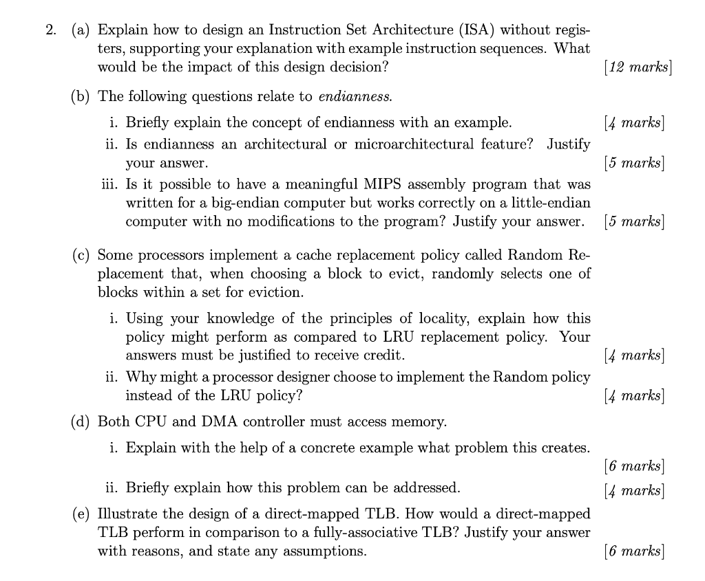 Solved (12 marks] [4 marks] [5 marks] [5 marks] 2. (a) | Chegg.com