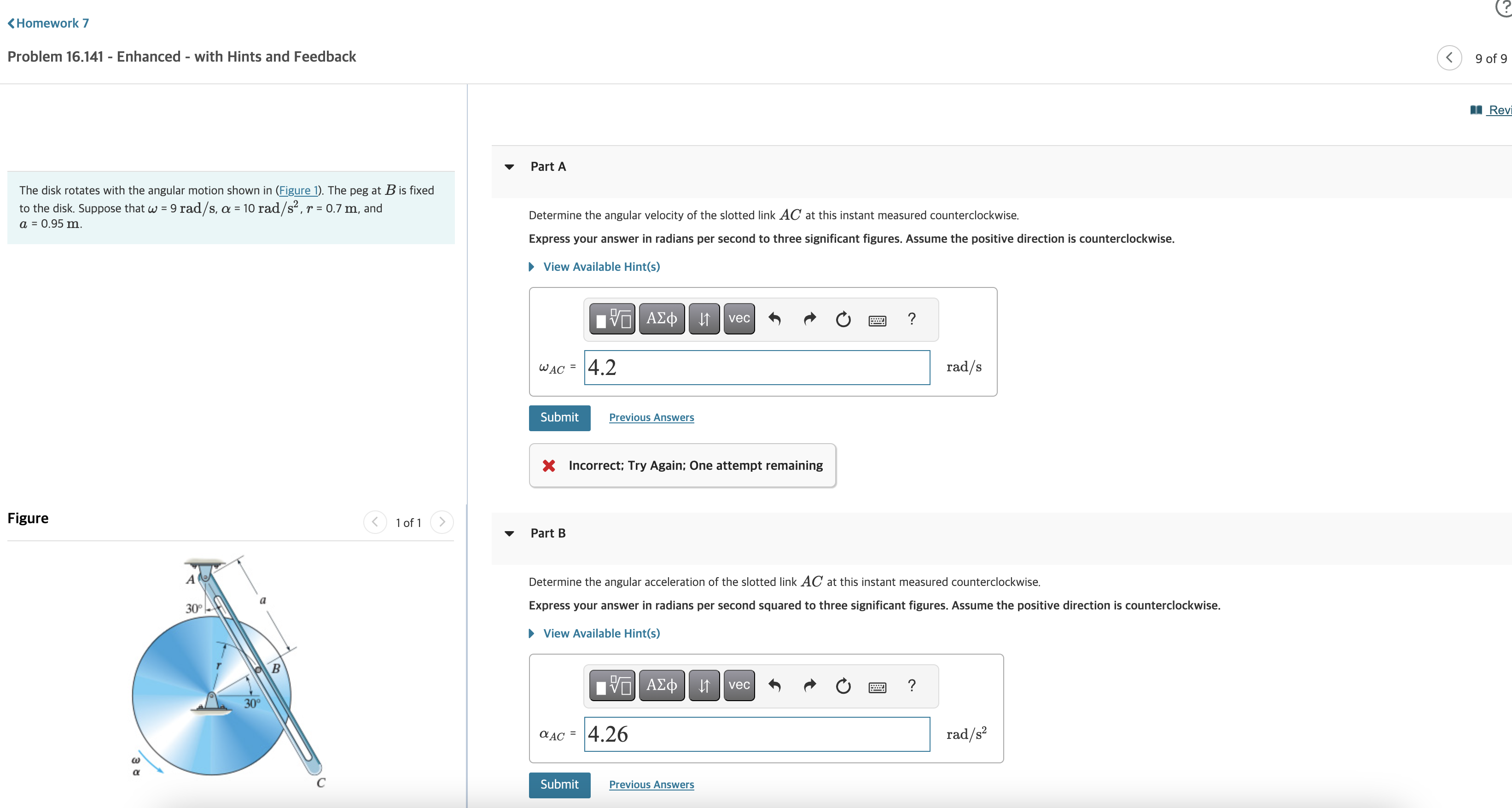 Solved Problem 16.141 - ﻿Enhanced - ﻿with Hints and | Chegg.com