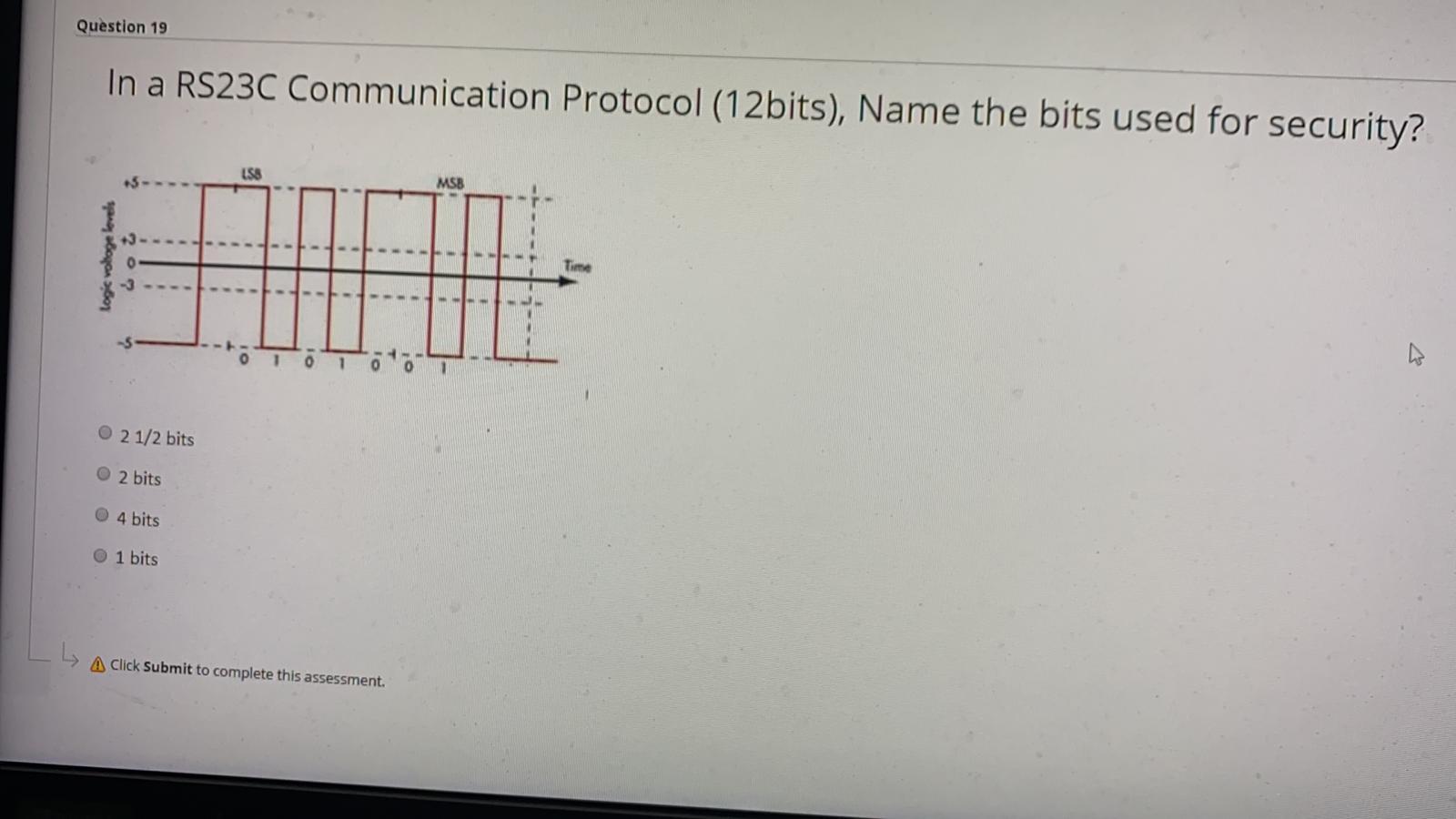 Question 19 In a RS23C Communication Protocol | Chegg.com