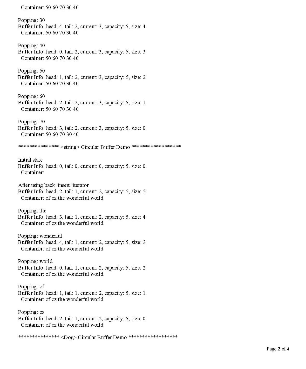 Circular Buffer Demo | Chegg.com