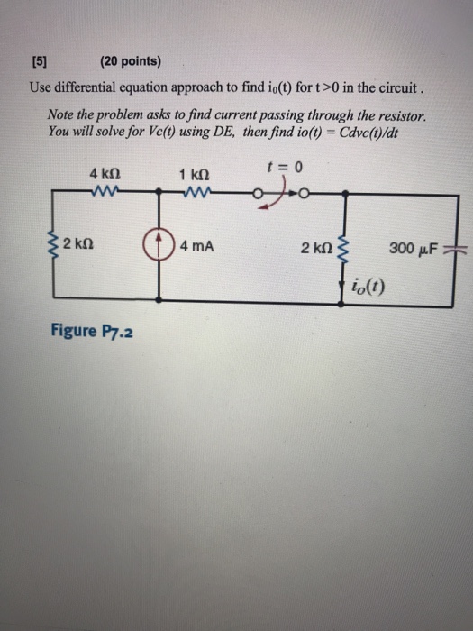 Solved (20 points) Use differential equation approach to | Chegg.com