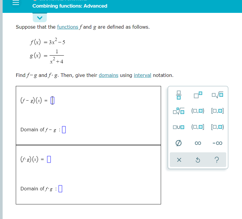 Solved TII Combining functions: Advanced Suppose that the | Chegg.com