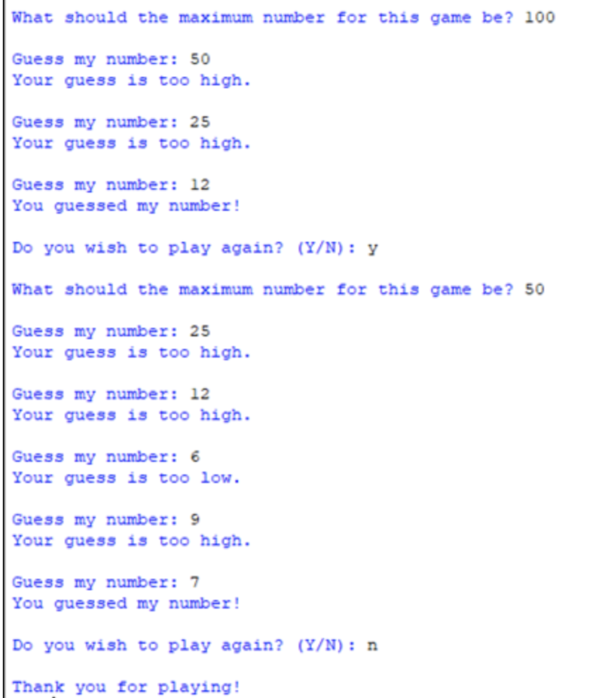 Solved What should the maximum number for this game be? 100 | Chegg.com