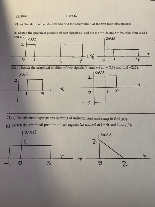 Solved HW#4 EE 3020 #1) a) Use shortcut box-to-box and find | Chegg.com