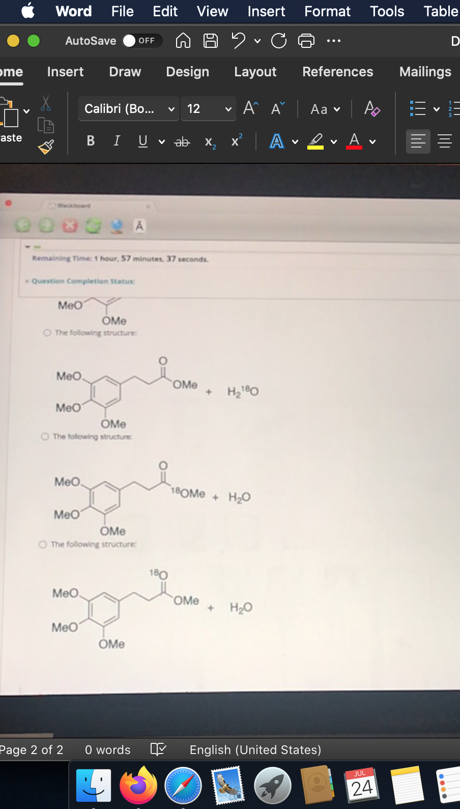 Solved Word File Edit View Insert Format Tools Table | Chegg.com