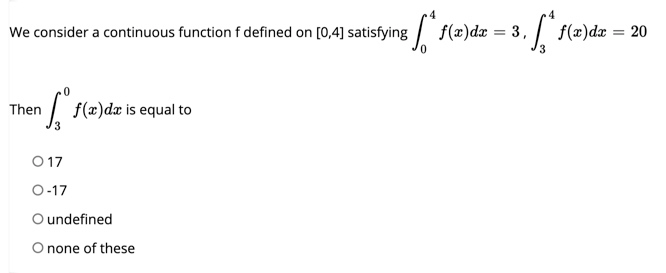 Solved We consider a continuous function f defined on (0,4] | Chegg.com