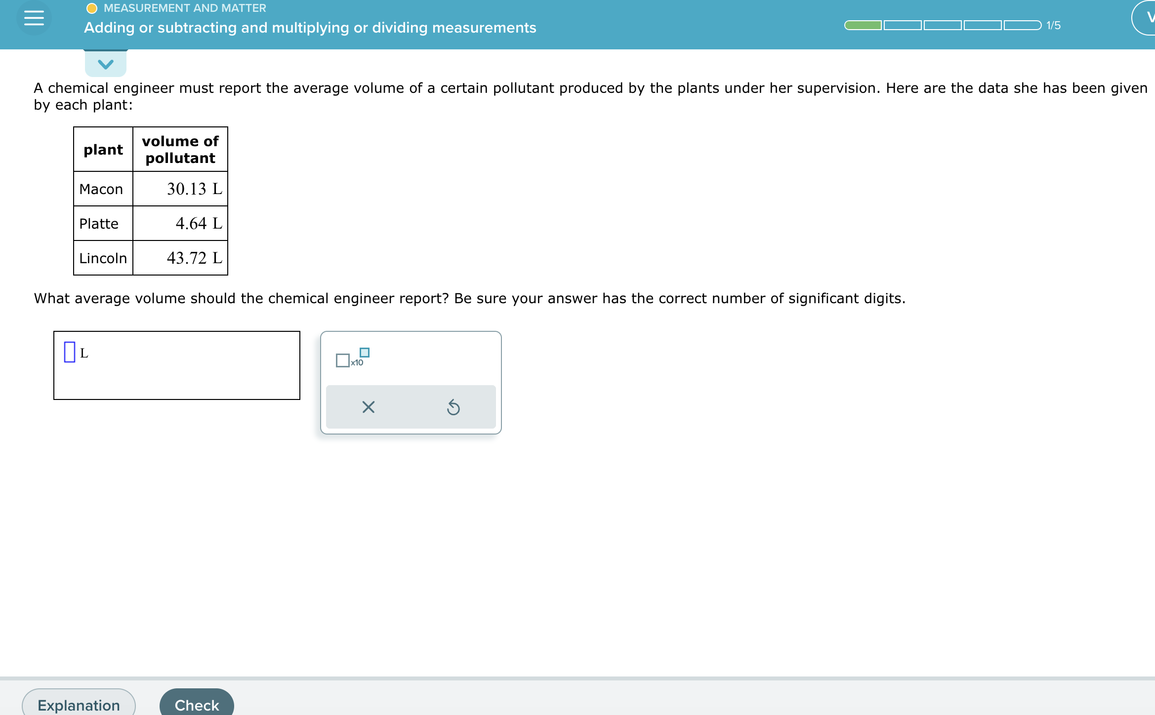 Solved MEASUREMENT AND MATTER Adding or subtracting and | Chegg.com