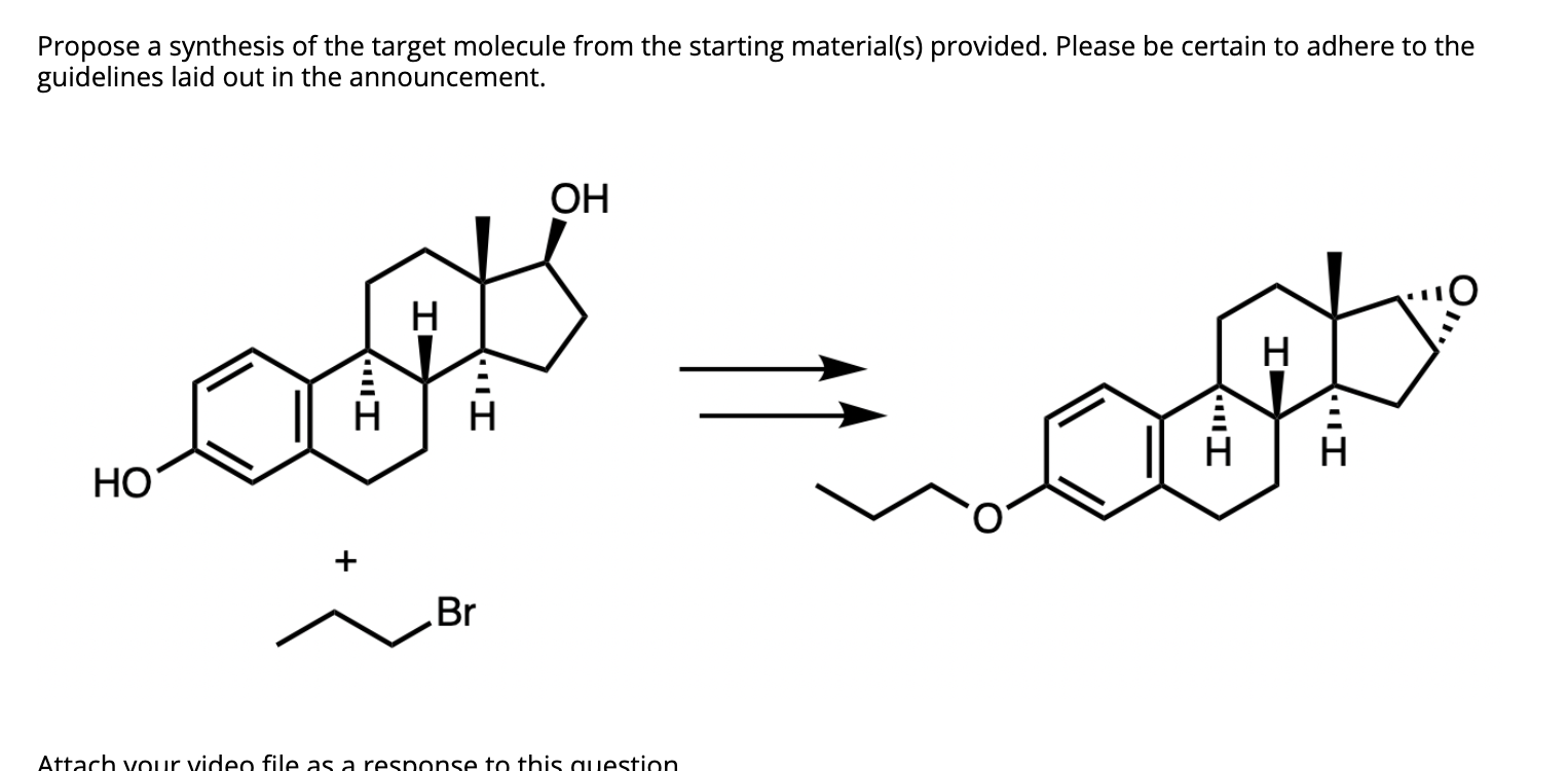 Solved 1- using the starting material molecule(s) provided, | Chegg.com