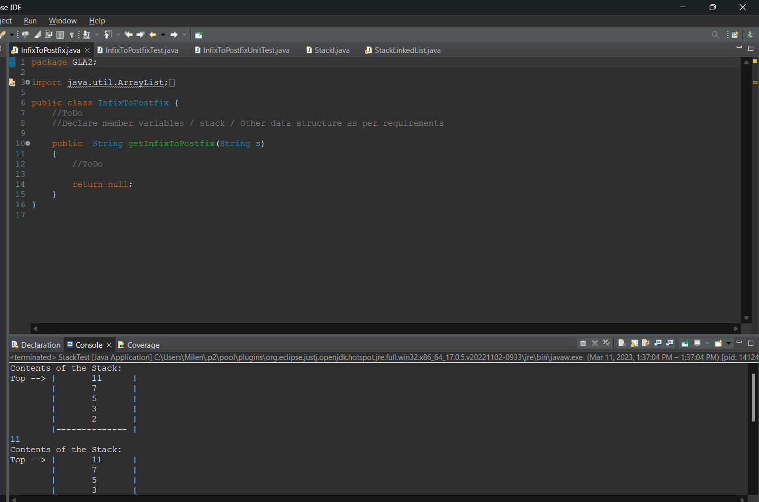 Solved NO MODIFICATIONS ARE ALLOWED. ADD YOUR CODE TO THE | Chegg.com