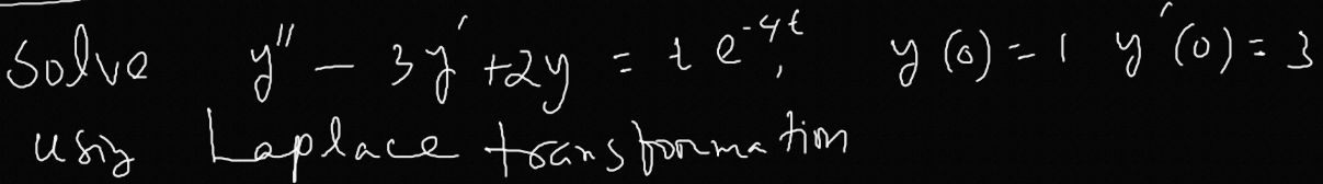 Solved 22 test Sova a" – нам г че за) - 1 ч (o) = 3 solve y | Chegg.com