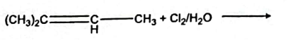 Solved (CH3)2C=H−CH3+Cl2/H2O | Chegg.com