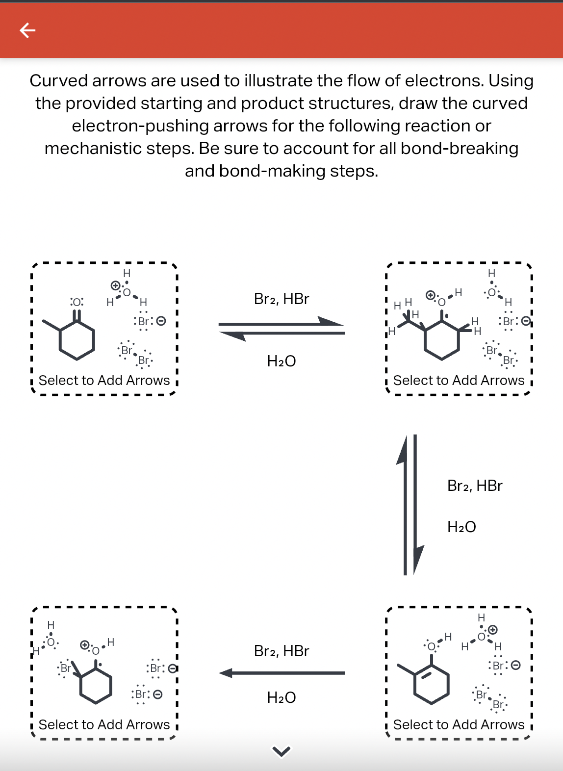 Solved Curved arrows are used to illustrate the flow of | Chegg.com