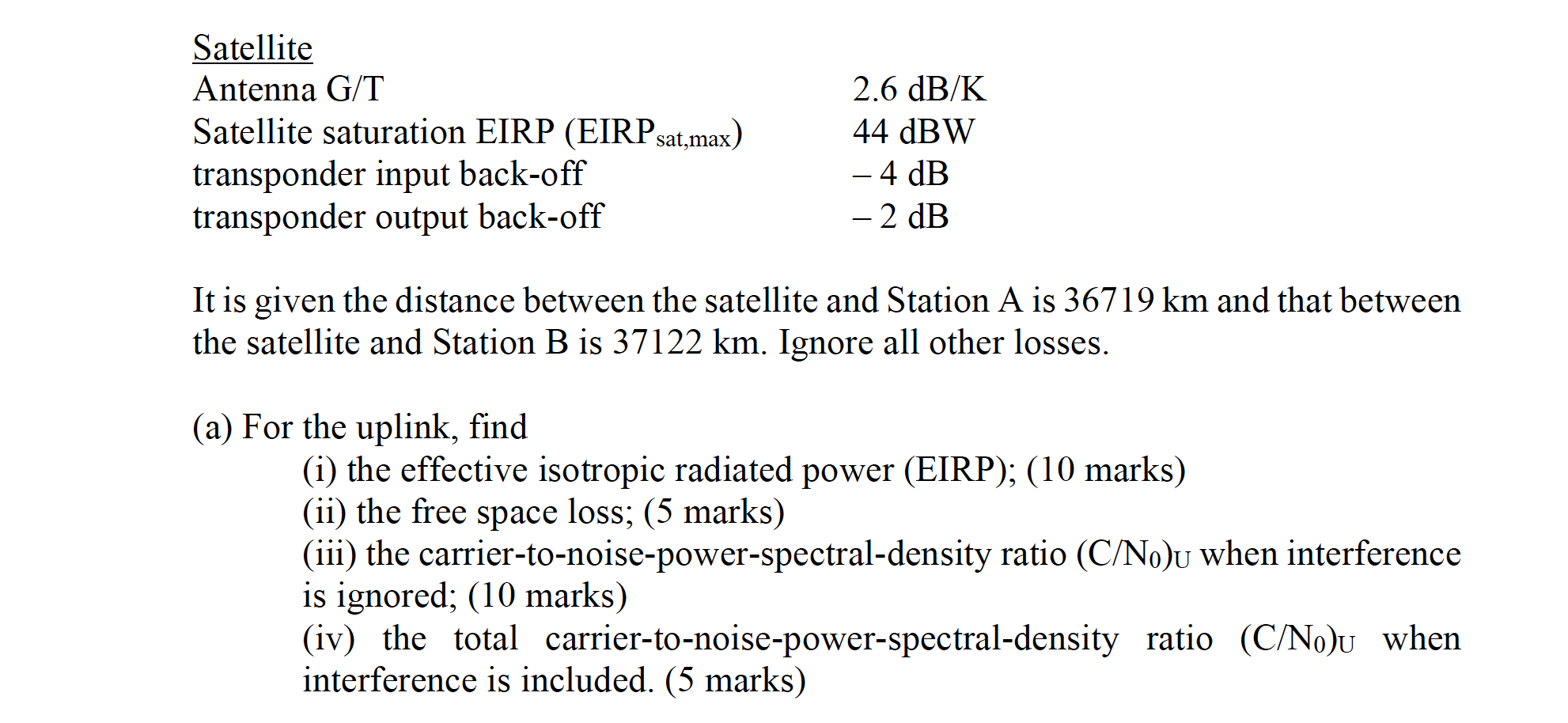 Solved A GEO satellite is located at longitude 95∘E while a | Chegg.com