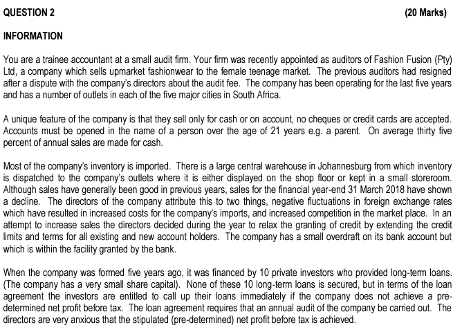 Solved You are currently the external audit manager at | Chegg.com