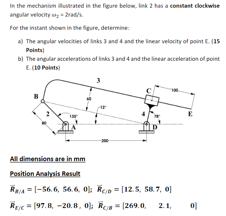 Solved In the mechanism illustrated in the figure below, | Chegg.com